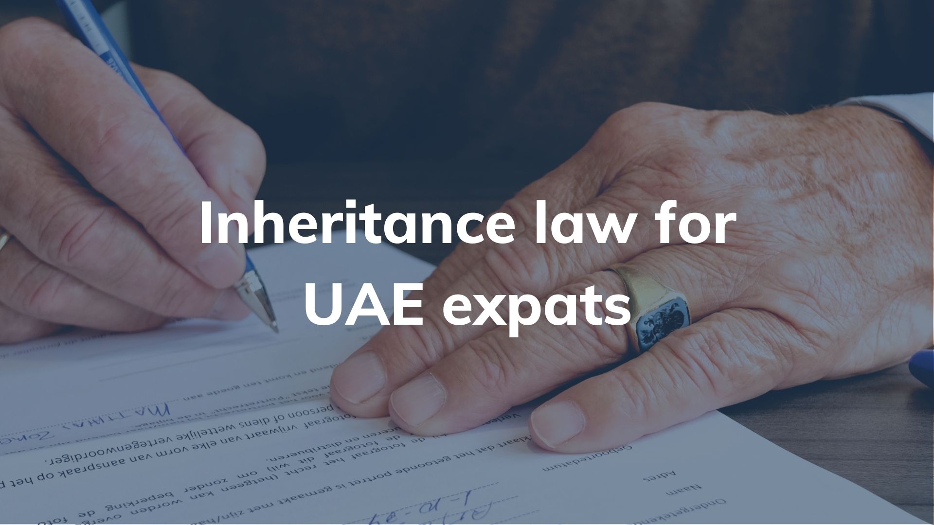 Inheritance law for UAE expats | Sovereign PPG | PRO Partner Group